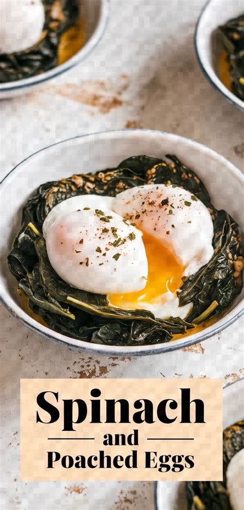 Spinach And Poached Eggs Recipe Meze Magic