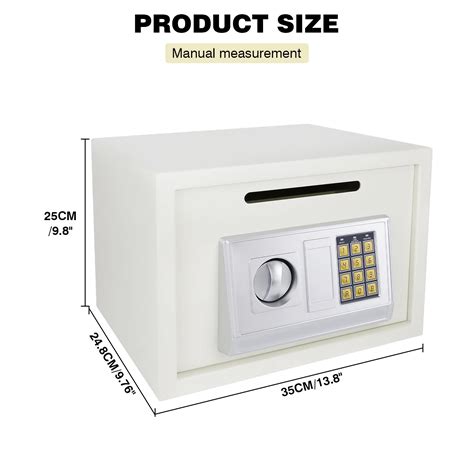 16l Large Security Box Electronic Digital Steel Safe Home Office Money