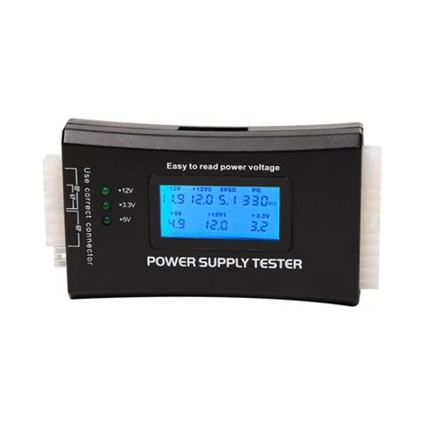 Digital LCD Power Supply Tester Computer Power ATX Measuring Diagnostic Tester Omena Com Ph