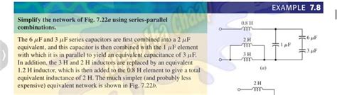 solved simplify the network of fig 7 22a using