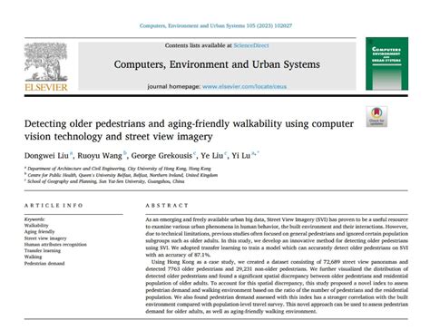 Dongwei Liu On Linkedin Inclusiveurbanplanning Walkability