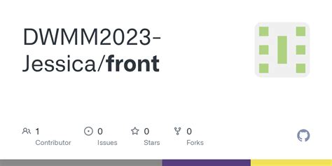 Github Dwmm2023 Jessicafront