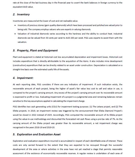 Annexure Calculation Of Materiality Planning Chegg Com
