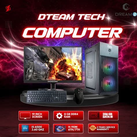 Intel Core I5 6th Gen 36 Ghz Ram 8gb Ddr4 2666 Mhz Ssd 256gb Hdd 500gb