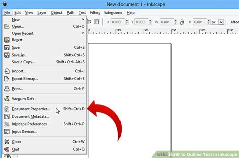 How To Outline Text In Inkscape Steps With Pictures