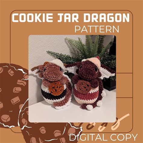 Cookie Jar Dragon Pattern Etsy