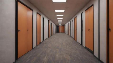 Premium Photo Office Corridor