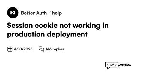 Session Cookie Not Working In Production Deployment Better Auth