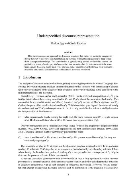 pdf underspecified discourse representation