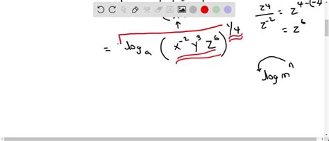 Solved Given That Log Ax 3 Log Ay 4 And Log Az 5 Find The