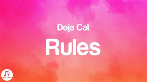 Doja Cat Rules Lyrics Youtube