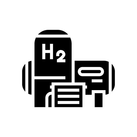 Fuel Cell Storage Energy Glyph Icon Vector Illustration 35690565 Vector