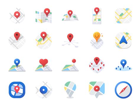 Map Icon Set Premium Vector Map Icons Icon Set Map Vector