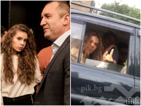 СКАНДАЛНО В ПИК Дъщерята на Румен Радев размахва среден пръст насред София ВИДЕО
