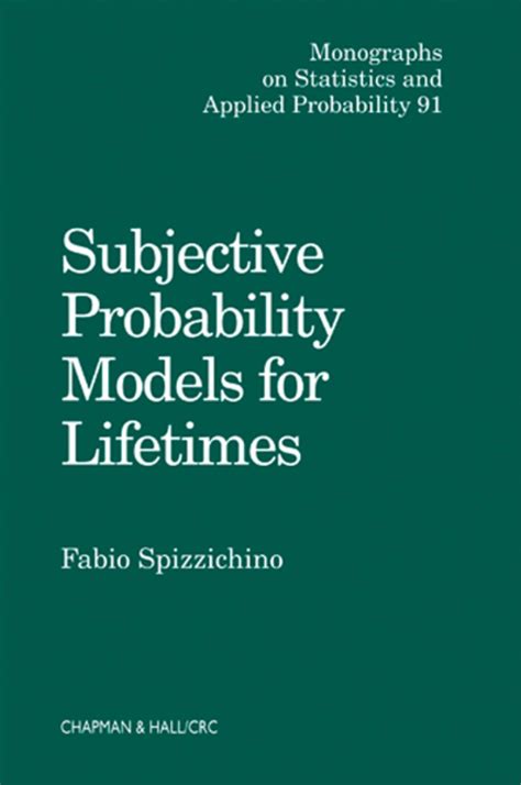 Subjective Probability Models For Lifetimes 1st Edition Premiumjs Store
