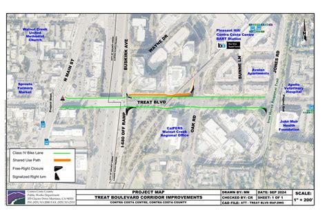 Treat Boulevard Corridor Improvements Project Contra Costa County Ca