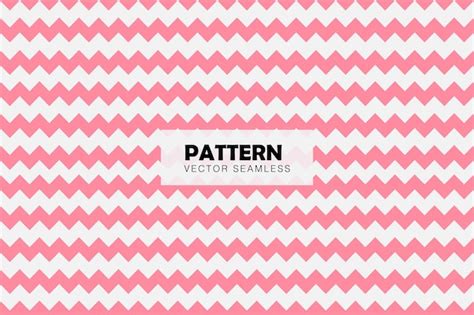 Premium Vector Zig Zag Pink Lines Seamless Repeat Chevron Pattern