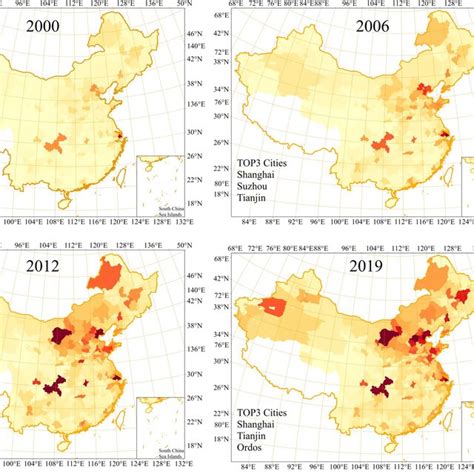 Spatial Distribution Of Carbon Emissions Download Scientific Diagram