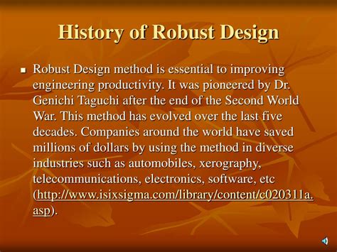 Ppt Robust Design Powerpoint Presentation Free Download Id1177541