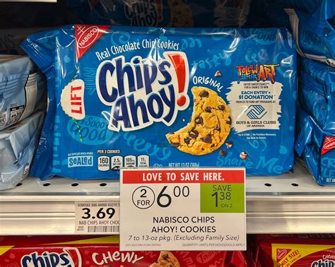 Get Nabisco Chips Ahoy Cookies For As Low As 163 At Publix