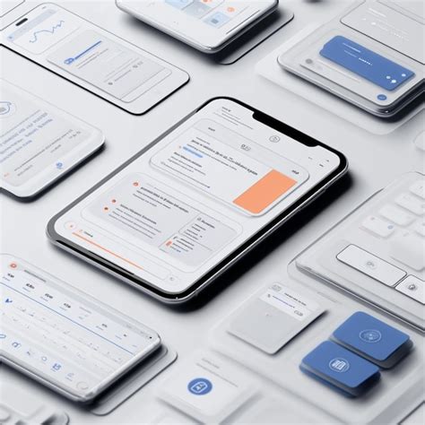 Interactive Prototype Of A Mobile App With User Flows And Screens Premium Ai Generated Image