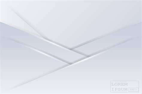 추상적인 기하학적 흰색과 회색 색상 소재 프레임 레이아웃 현대 기술 레이어 배경 0명에 대한 스톡 벡터 아트 및 기타 이미지 0명 3차원 형태 개념 Istock