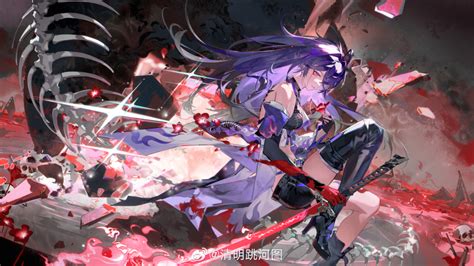 Qingming Tiaohetu Acheron Honkai Star Rail Honkai Star Rail Honkai Series Chinese