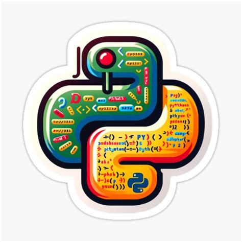 Python Codecraft Sticker For Sale By Pixeldigger Redbubble