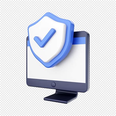 Premium Psd 3d Computer Function Security System