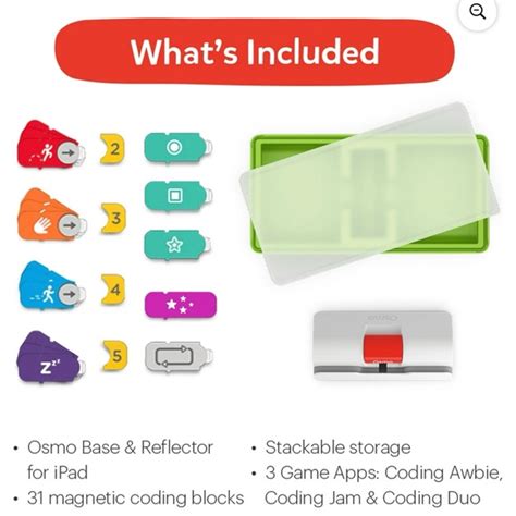 Osmo Toys Osmo Coding Starter Kit For Ipad Learning Games Stem Toy
