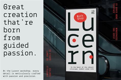 Cs Genio Mono Monospaced Typeface Sans Serif Ft Monospaced And Clarity Envato