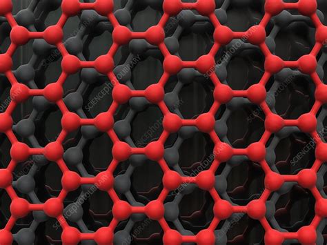 Graphene Sheets Illustration Stock Image C051 1163 Science Photo