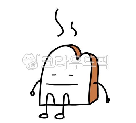 빵일러스트 식빵일러스트 식빵 캐릭터 빵캐릭터 사진이미지일러스트캘리그라피 Jungnayo작가