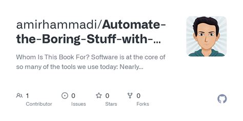 Github Amirhammadiautomate The Boring Stuff With Python Whom Is