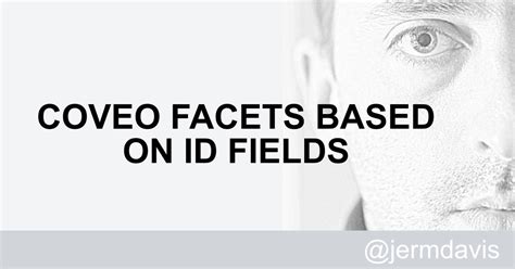 Jeremy Davis Coveo Facets Based On Id Fields