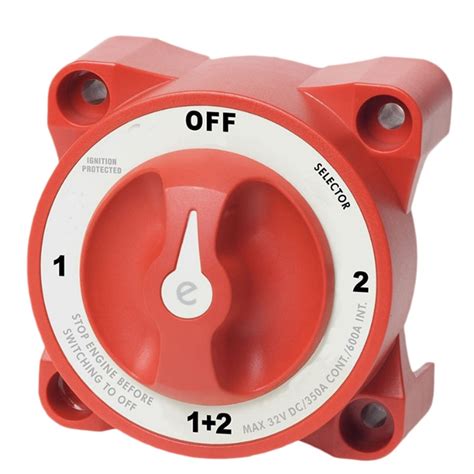 4 Position 32v 350 Amp E Series Waterproof Ignition Protected Marine