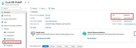 migrating azure expressroute gateway
