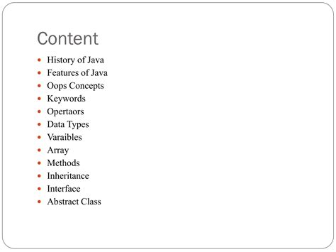 Unit 1 Core Java For Compter Science 3rd Ppt
