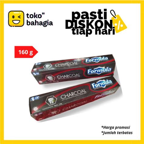 Jual Pasta Gigiodol Formula Charcoal Natural Dan Antibacterial 160g
