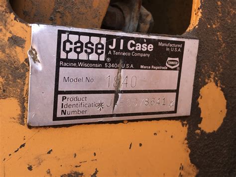 2001 Case 1840