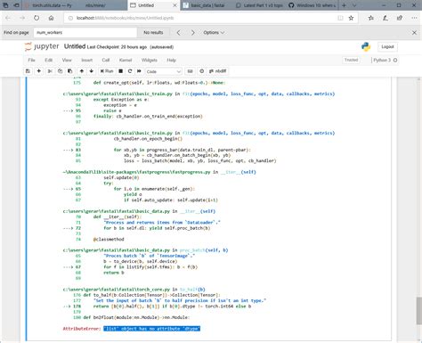 Windows 10 List Object Has No Attribute Dtype When Learnfitone
