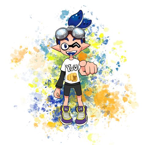 You All Dressed Up As John Splatoon So For Halloween John Dressed Up As You Splatober Day 31