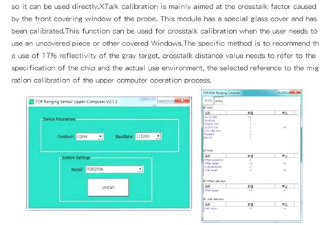 vl53l0x time of flight tof 2m laser ranging built in mcu algorithm i2c uart modbus tof200f