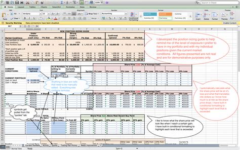 Trading Spreadsheet Template Db Excel Com