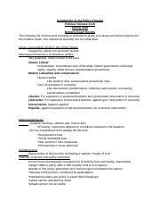 Pol Sci Midterm Docx Introduction To The Policy Process Political Science Spring