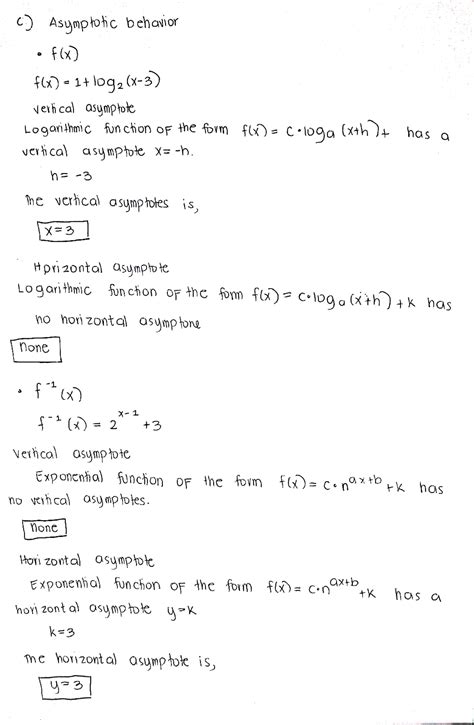[solved] consider the logarithmic function f x 1 log2 x 3 to answer