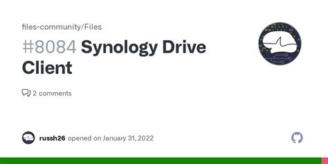 Synology Drive Client · Issue 8084 · Files Communityfiles · Github