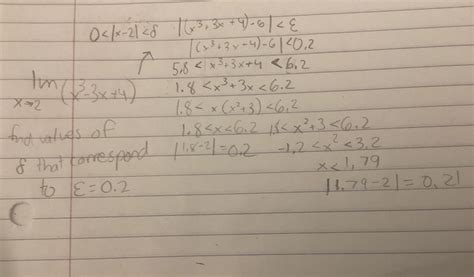 [ap Calculus Bc Delta Epsilon Definition Of A Limit] We Have To Find The Delta For This Limit