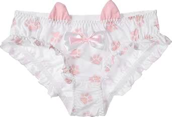 Zuypsk Women Schoolgirls Cat Ears Panties Japanese Anime Underwear