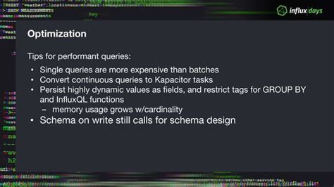 Writing Queries Influxql And Tick Pdf
